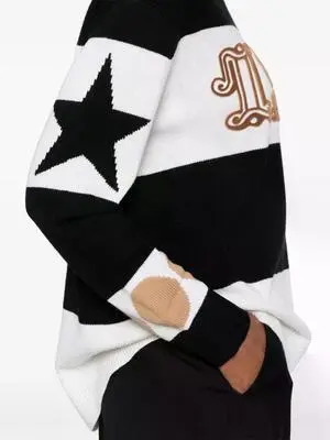 Max Mara Flocked-motif Knitted Jumper