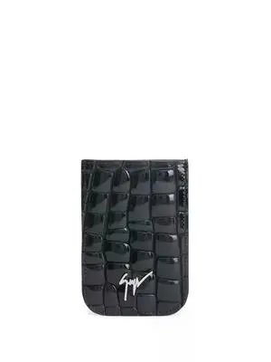GIUSEPPE ZANOTTI Albert Card Holder Black