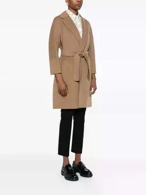 Max Mara Virgin Wool Coat - Brown