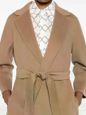 Max Mara Virgin Wool Coat - Brown
