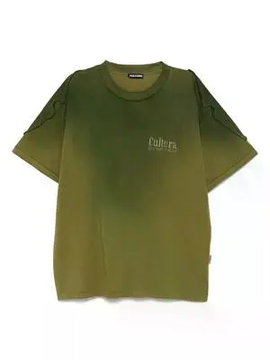 CULTURA Embroidered-logo T-shirt