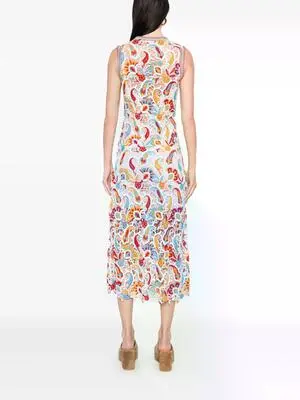 Etro Floral-lace Midi Dress
