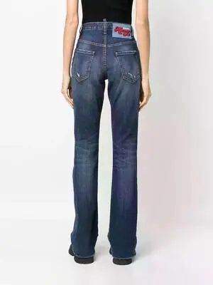 Dsquared2 Logo-patch Flared Jeans