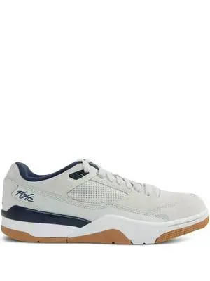 JORDAN Flight Court Mesh-panel Low-top Sneakers - Grey