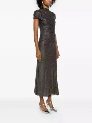 SELF-PORTRAIT Rhinestone Cut-out Midi Dress