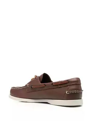 SEBAGO Front Lace-up Detail Boat Shoes - Brown