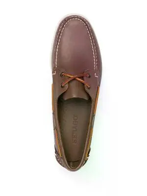 SEBAGO Front Lace-up Detail Boat Shoes - Brown