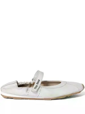Miu Miu Leather Ballet Flats