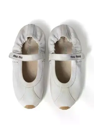 Miu Miu Leather Ballet Flats