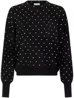 Rabanne Crystal-embellished Wool Jumper