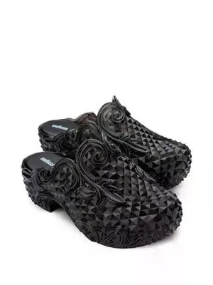 Y/project X Melissa Court Clogs - Black
