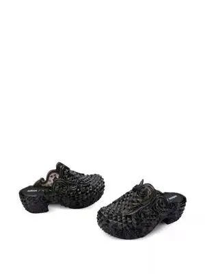 Y/project X Melissa Court Clogs - Black