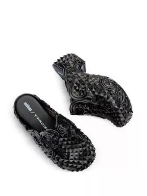 Y/project X Melissa Court Clogs - Black
