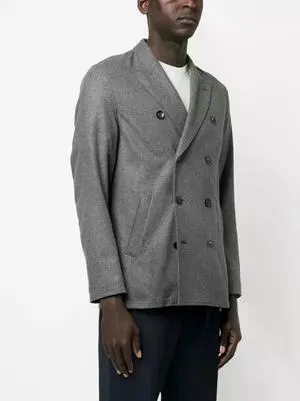 LARDINI Double-breasted Cashmere Jacket