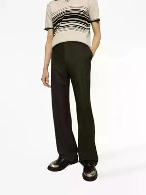 Dolce & Gabbana Straight-leg Stretch-wool Trousers