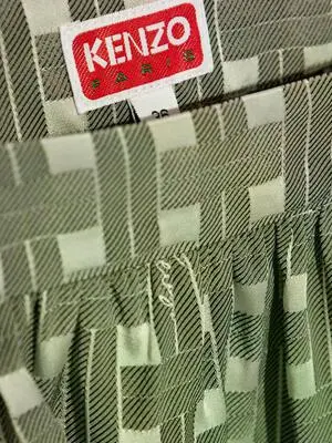 Kenzo Plaid Mini Skirt