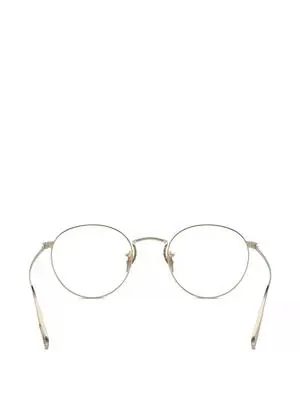 Oliver Spencer Coleridge Round-frame Glasses - Metallic