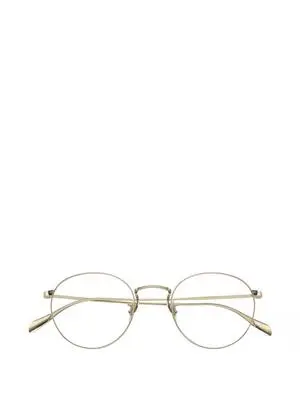 Oliver Spencer Coleridge Round-frame Glasses - Metallic