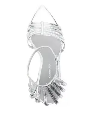 ANDREA CARRANO 90mm Leather Sandals