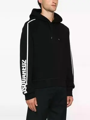 Dsquared2 Logo Print Cotton Hoodie