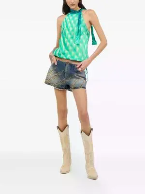 Roberto Cavalli Zebra-pattern Shorts