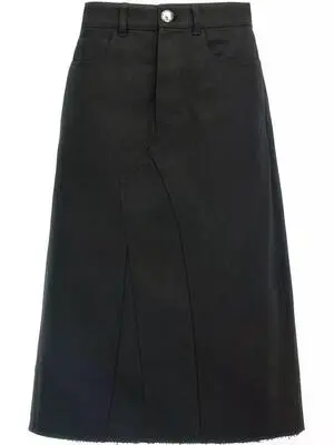 JIL SANDER Denim Midi Skirt
