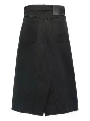 JIL SANDER Denim Midi Skirt