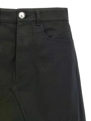 JIL SANDER Denim Midi Skirt