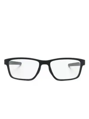 Oakley Metalink Rectangle-frame Glasses - Black
