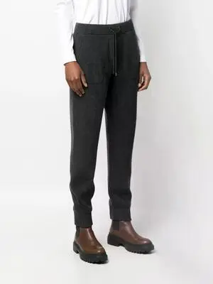 Brunello Cucinelli Ribbed-knit Cashmere Track Pants