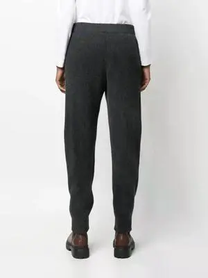 Brunello Cucinelli Ribbed-knit Cashmere Track Pants