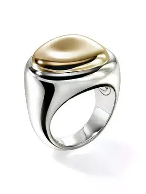 John Hardy 14kt Yellow Gold Pebble Ring