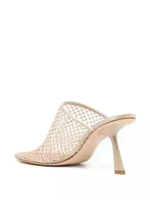 Studio Amelia 80mm Dolly Mules - Neutrals