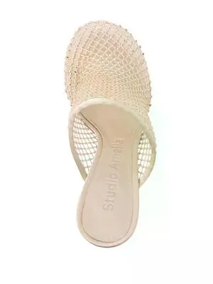 Studio Amelia 80mm Dolly Mules - Neutrals