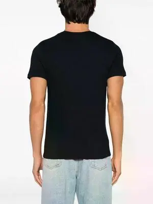 Fred Perry Logo-embroidered Cotton T-shirt - Blue
