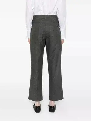 Brunello Cucinelli Pleated Felted Straight Trousers
