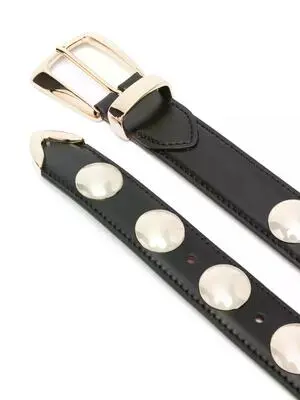 Khaite Stud-embellished Belt - Black