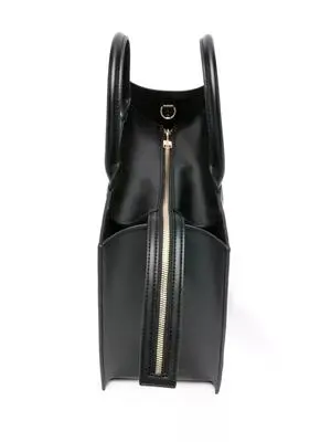 Elisabetta Franchi Large Monogram Tote Bag - Black