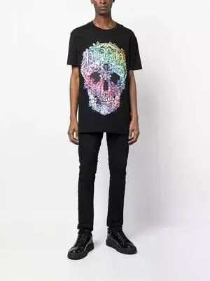 Philipp Plein Baroque Skull-print T-shirt - Black
