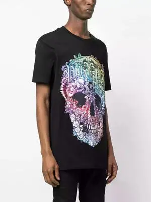 Philipp Plein Baroque Skull-print T-shirt - Black