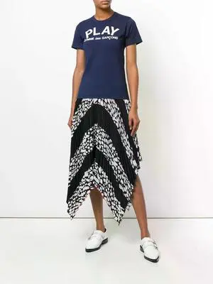 Play Comme Des Garcon Slim-fit Logo T-shirt