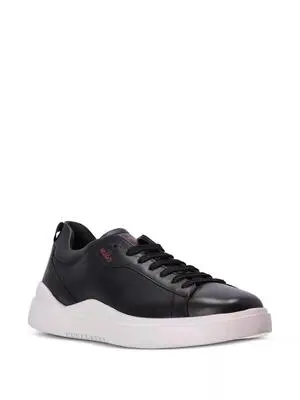 Hugo Logo-debossed Leather Low-top Sneakers