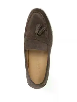 SCAROSSO Leandra Suede Loafers