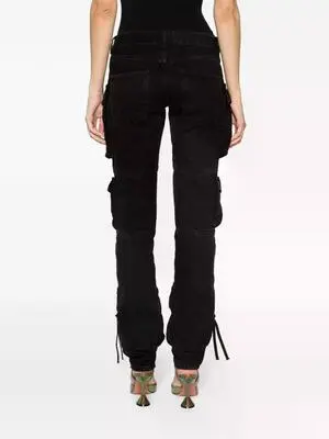 Attico Essie Cargo Jeans - Black