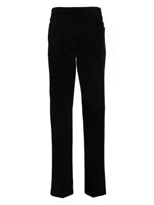Canali Gabardine Chino Trousers - Blue
