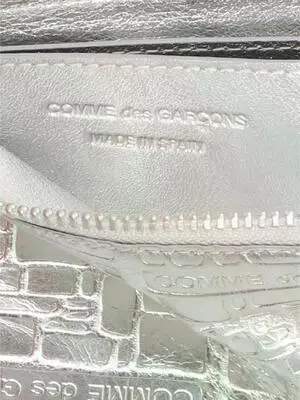 Comme Des Garçons Logo-embossed Leather Wallet