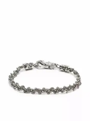 Emanuele Bicocchi Braided Knot Bracelet - Silver