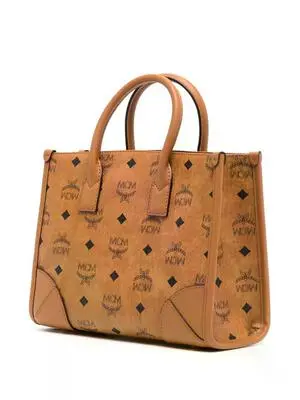Mcm München Small Tote Bag