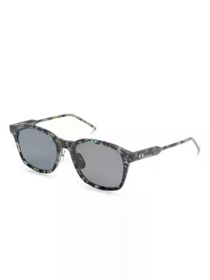 Thom Browne Abstract-pattern Sunglasses - Blue