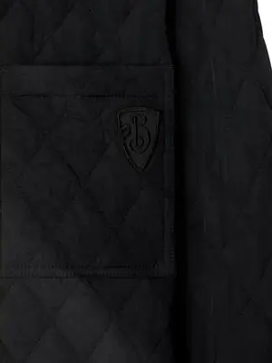 Burberry Reversible Quilted Overshirt - Black
